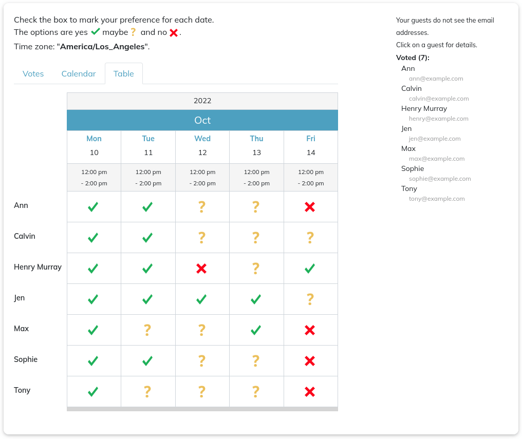 WhenAvailable - help center